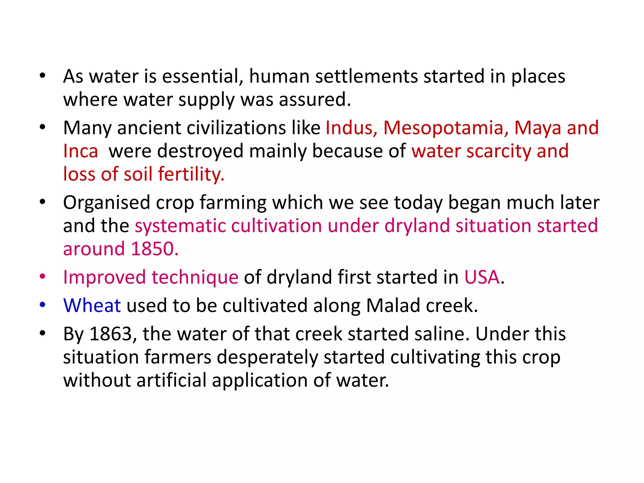 DRYFARMING AND DRYLAND AGRICULTURE | PPTX