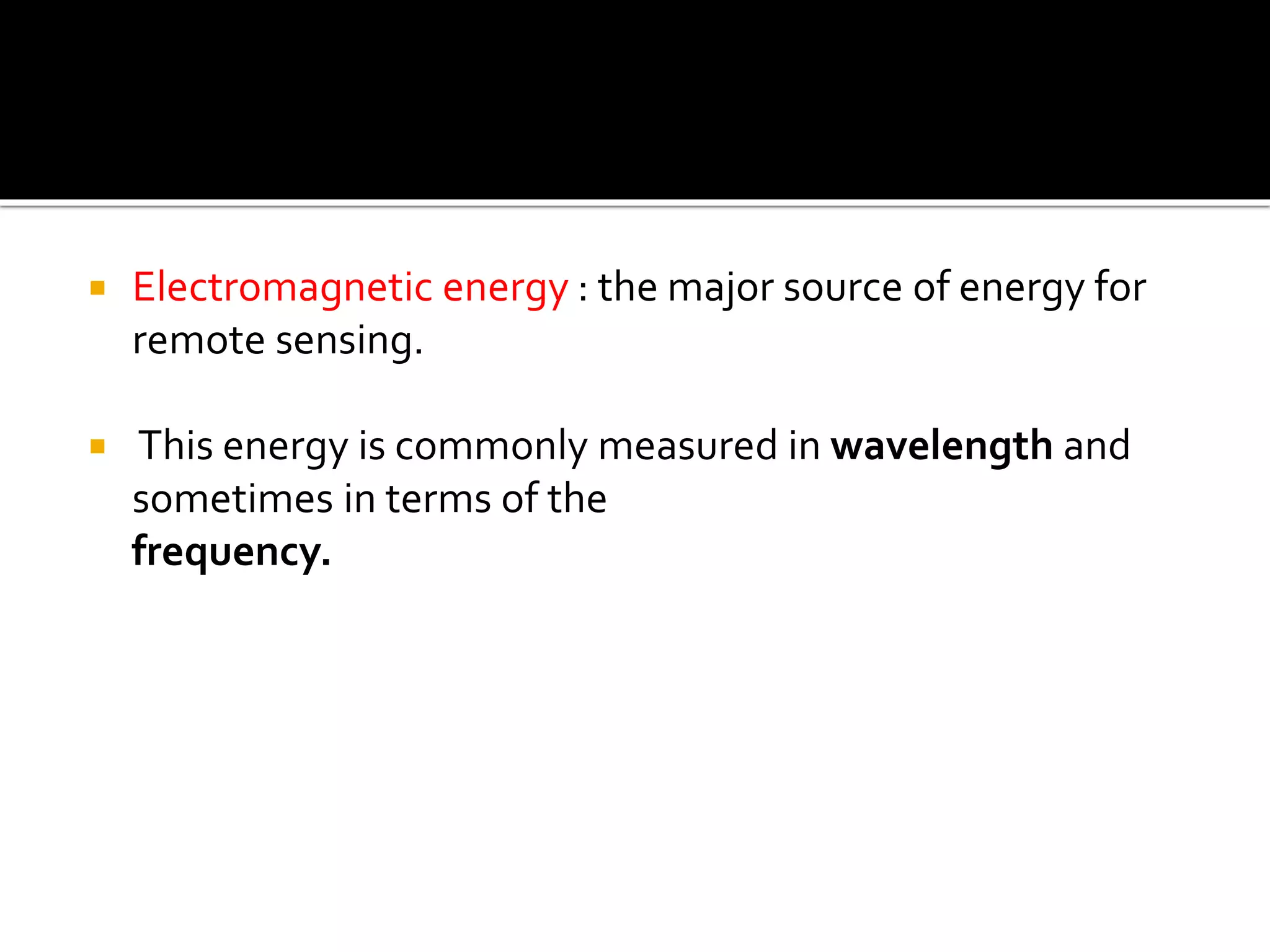 Remote sensing | PPTX