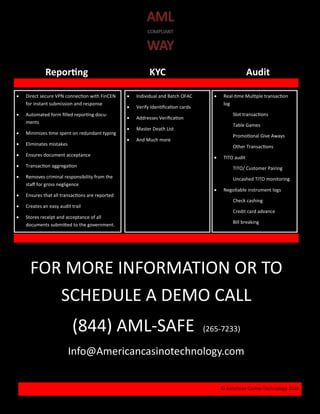 Bsa aml protection | PDF