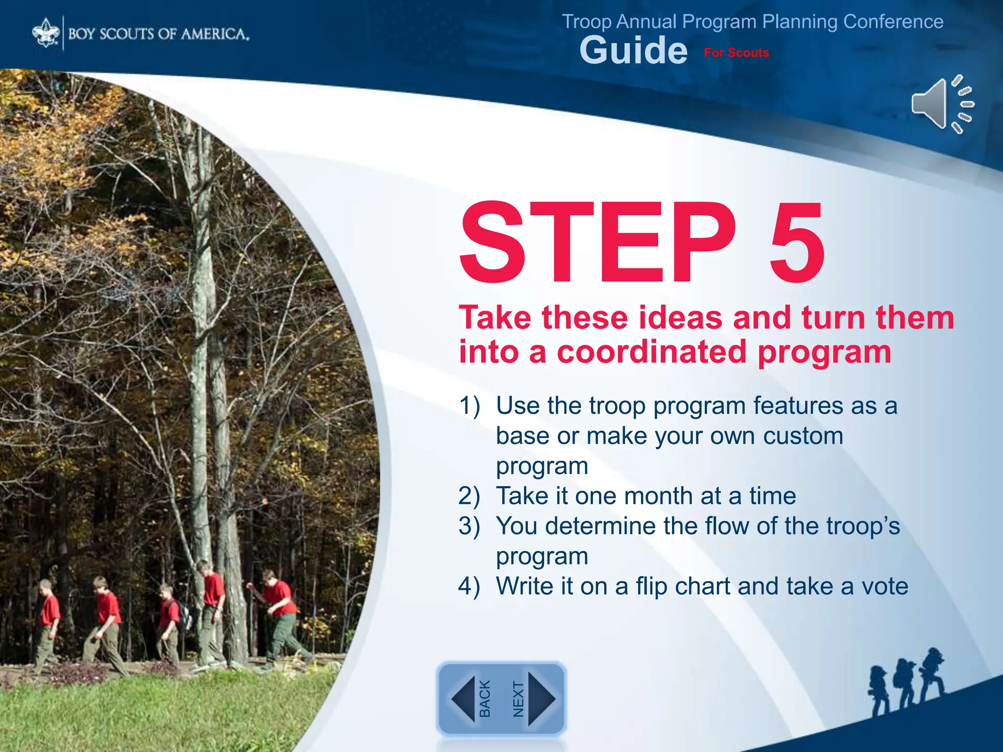 BSA - Troop Annual Program Planning Guide | PPSX