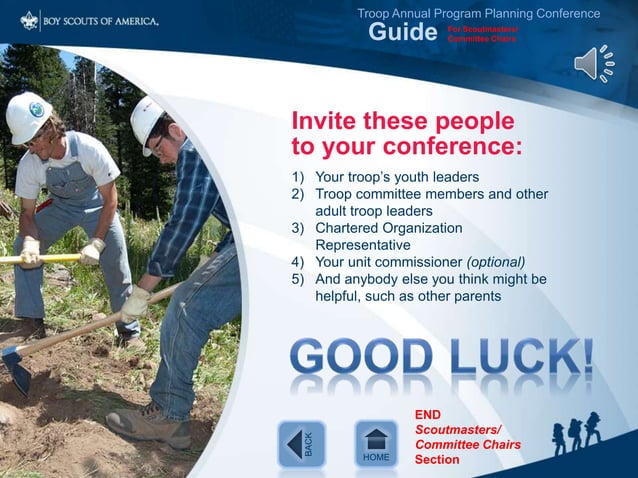 BSA - Troop Annual Program Planning Guide | PPSX | Events