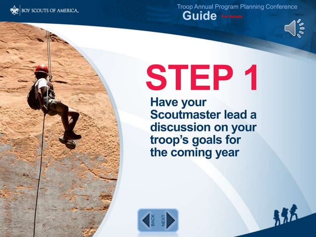 BSA - Troop Annual Program Planning Guide | PPSX | Events