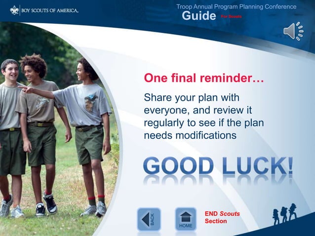 BSA - Troop Annual Program Planning Guide | PPSX | Events