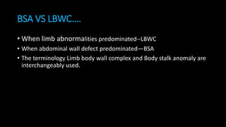 BODY STALK ANOMALY | PDF
