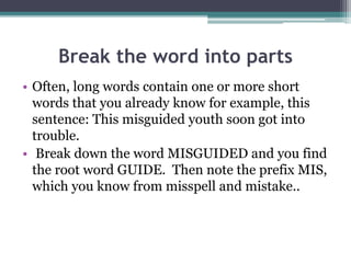 Vocabulary Enhancement for college students | PPT