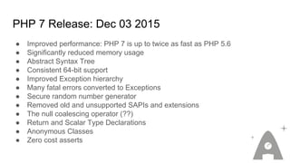 BSA Academy 2016. PHP 7. What's new? | PPT