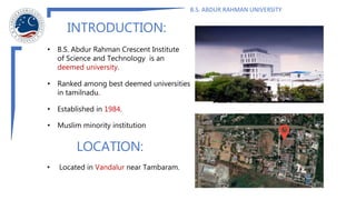 CRESCENT UNIVERSITY | PPTX