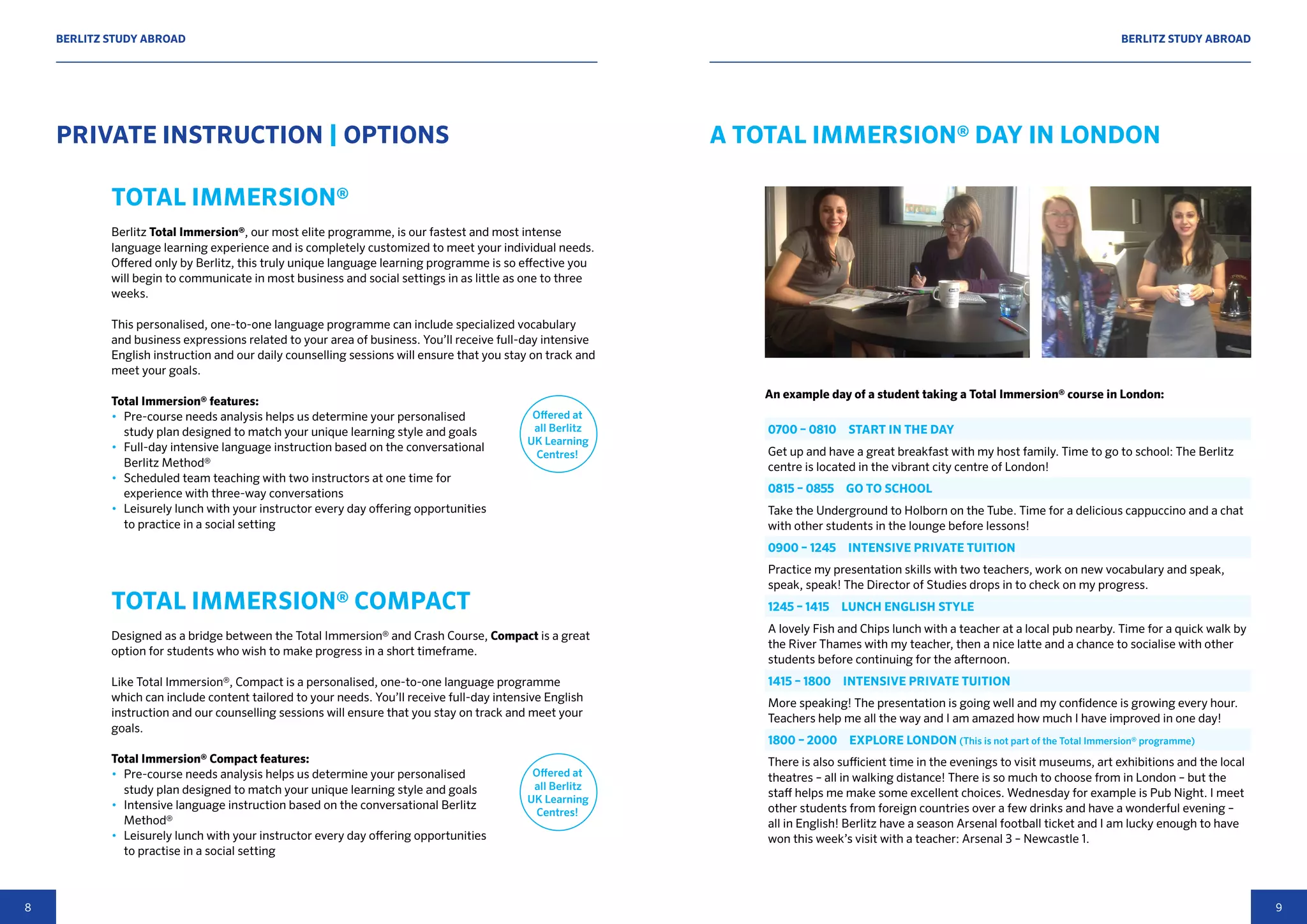 Berlitz Study Abroad brochure 2018 | PDF | Large Business | Business