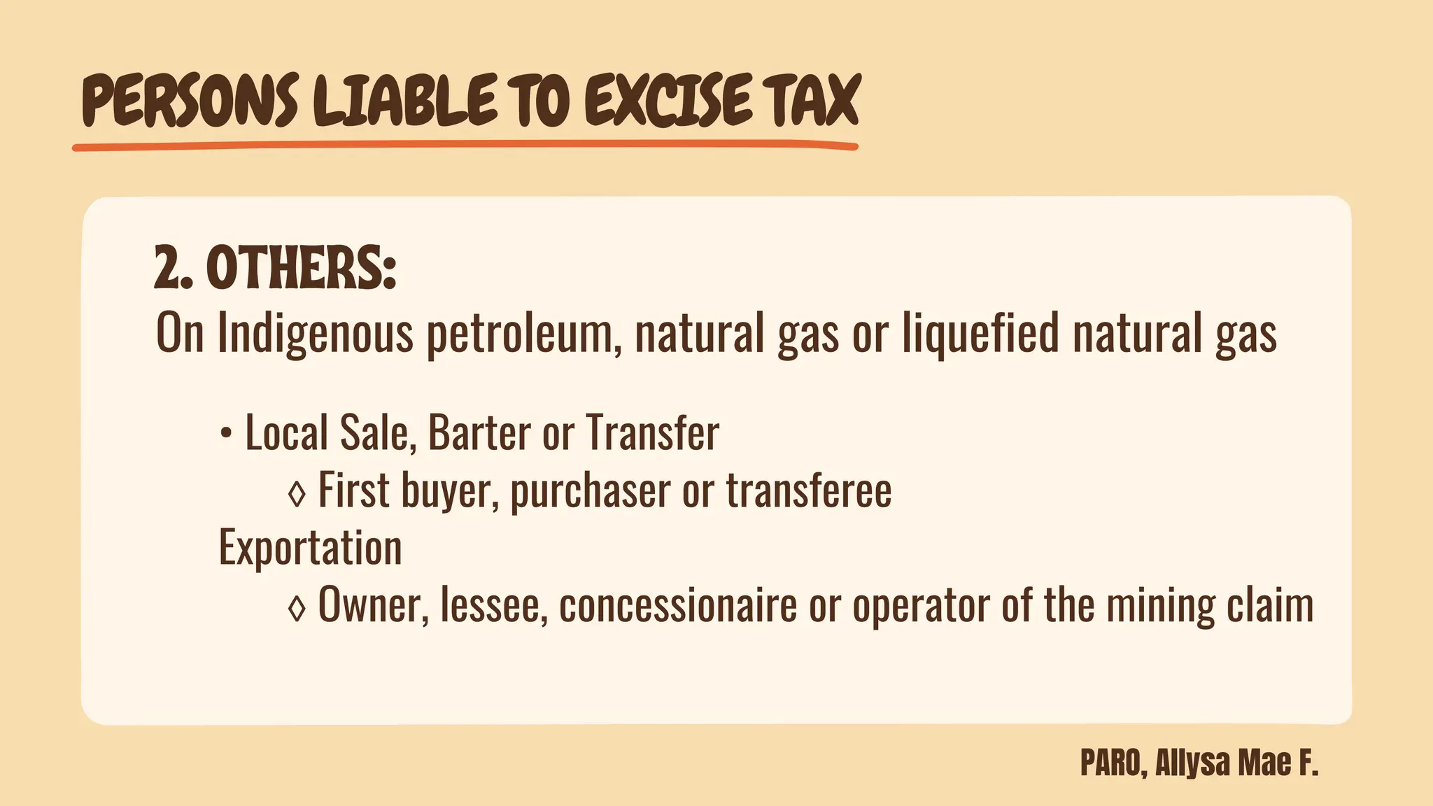 chapter 10 - excise tax of transfer and business taxation | PDF