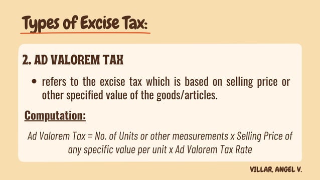 chapter 10 - excise tax of transfer and business taxation | PDF ...