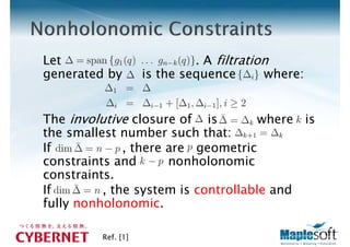 Controller Synthesis for Nonholonomic Robots | PPT