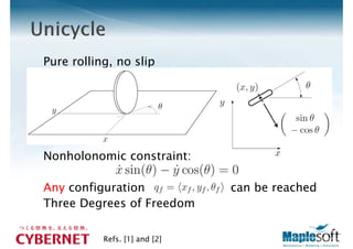 Controller Synthesis for Nonholonomic Robots | PDF