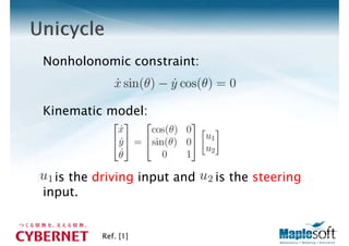 Controller Synthesis for Nonholonomic Robots | PPT