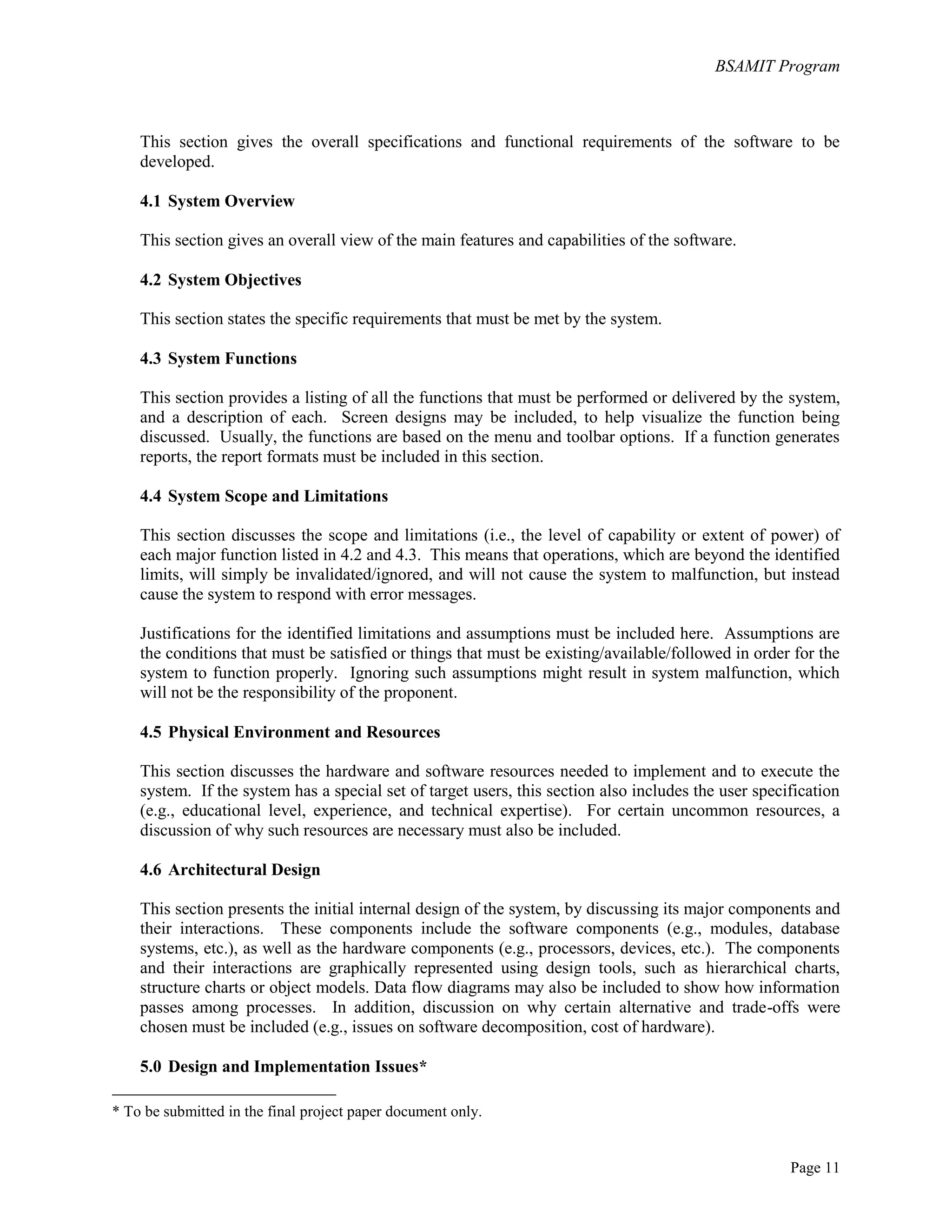 Project Proposal Guidelines | PDF