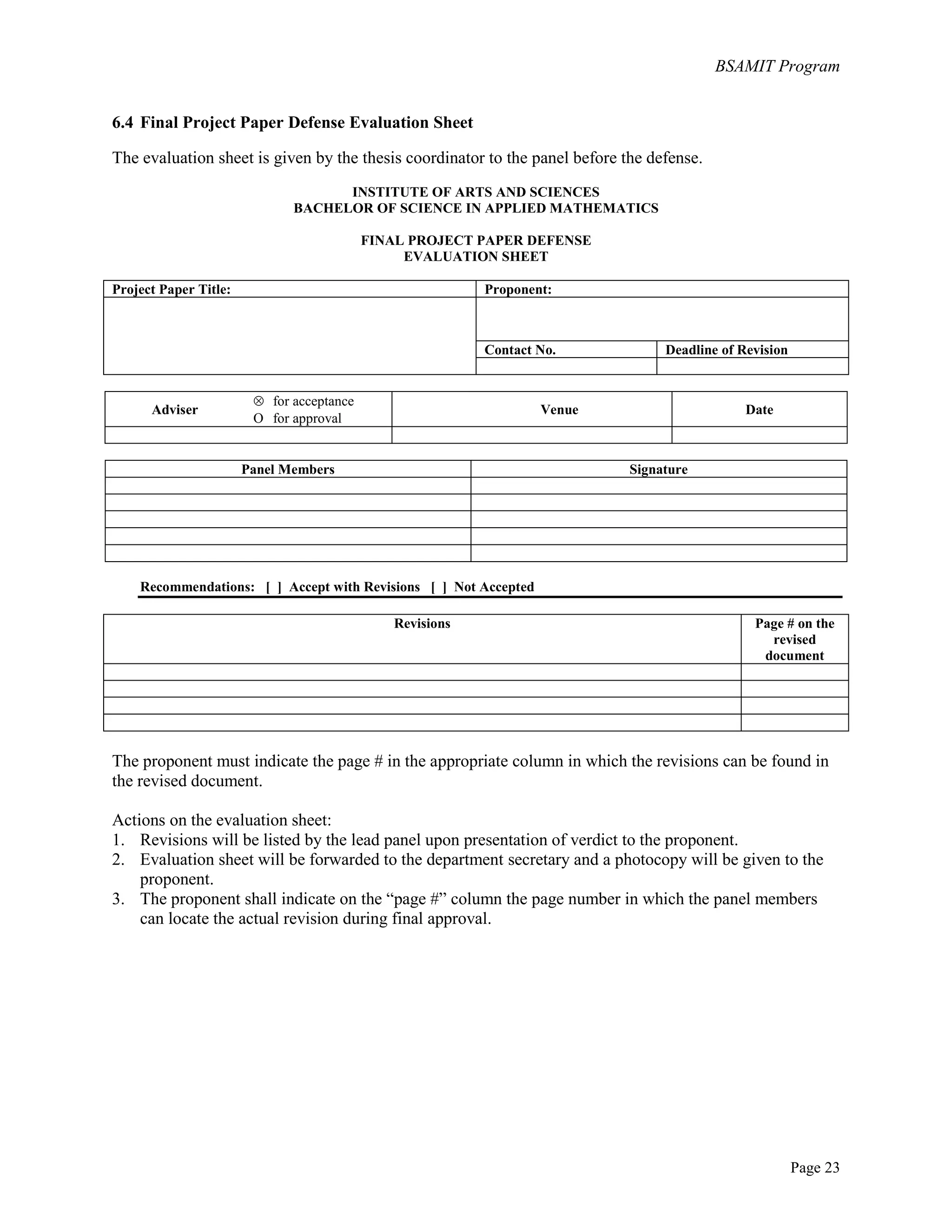 Project Proposal Guidelines | PDF