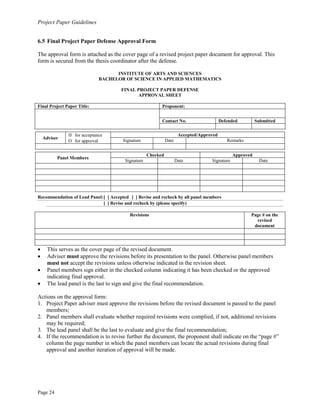 Project Proposal Guidelines | PDF