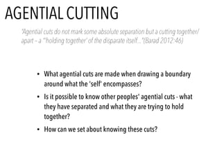 Self-quantifying Technologies and the Agential Self | PDF