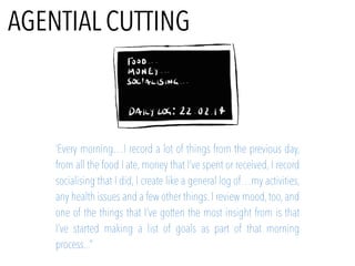 Self-quantifying Technologies and the Agential Self | PDF