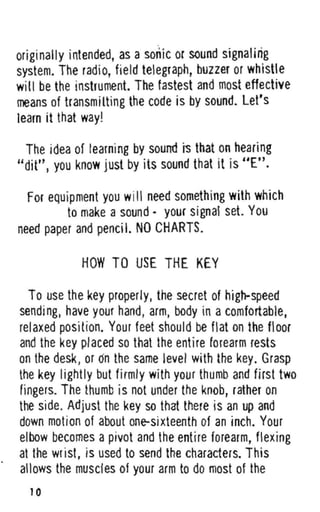 Introduction to the International Morse Code (Boy Scouts of America) | PDF