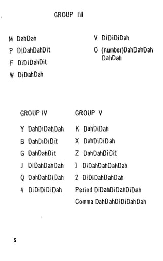 Introduction to the International Morse Code (Boy Scouts of America) | PDF