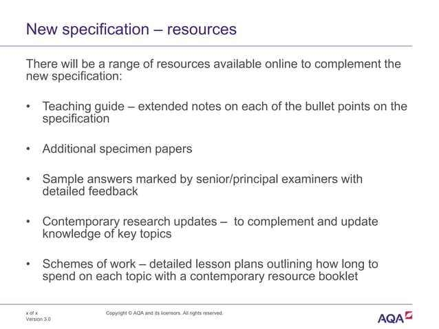 AQA Presentation by Lydia Rushton | PPT