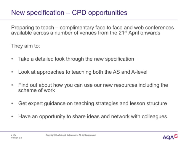 AQA Presentation by Lydia Rushton | PPT