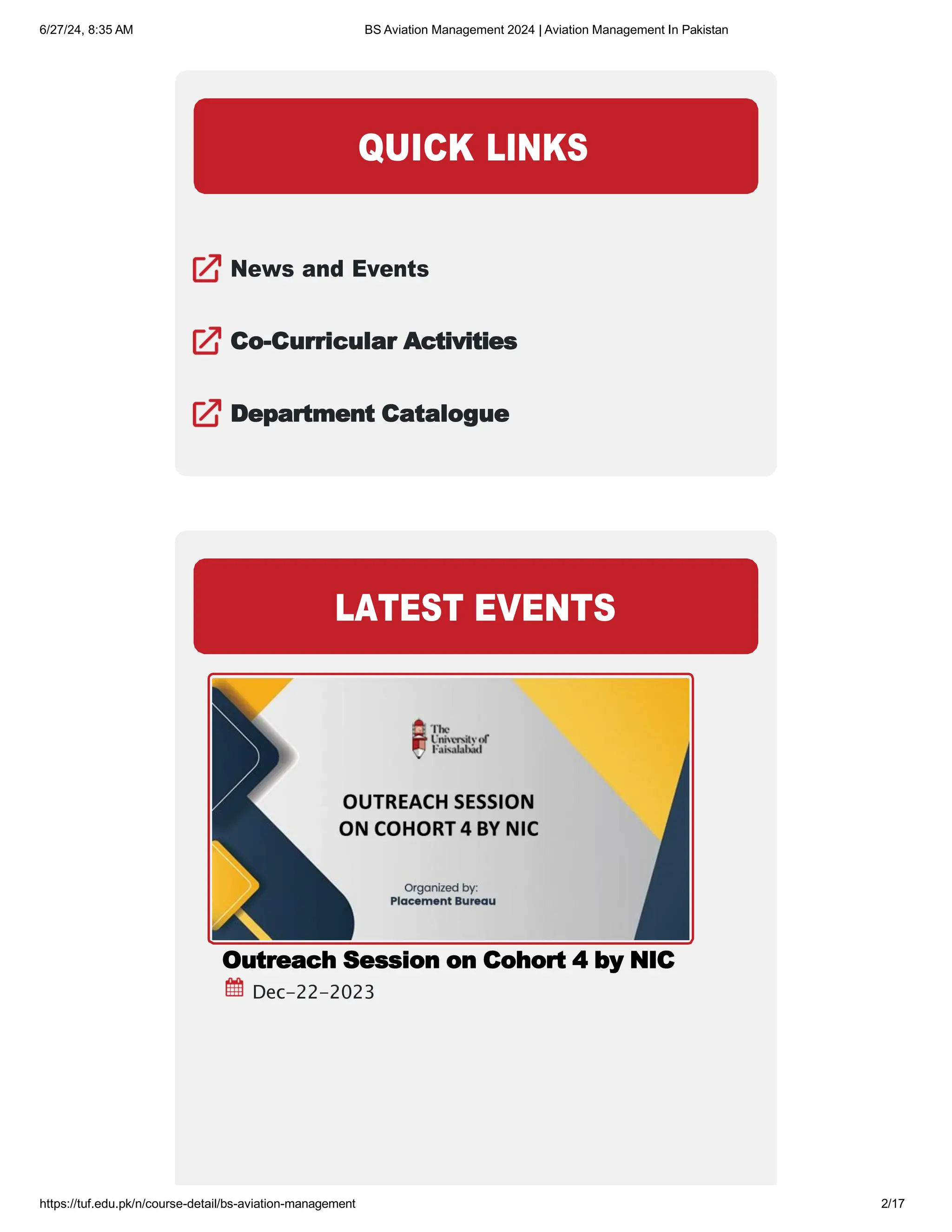 BS Aviation Management 2024 _ Aviation Management In Pakistan.pdf ...