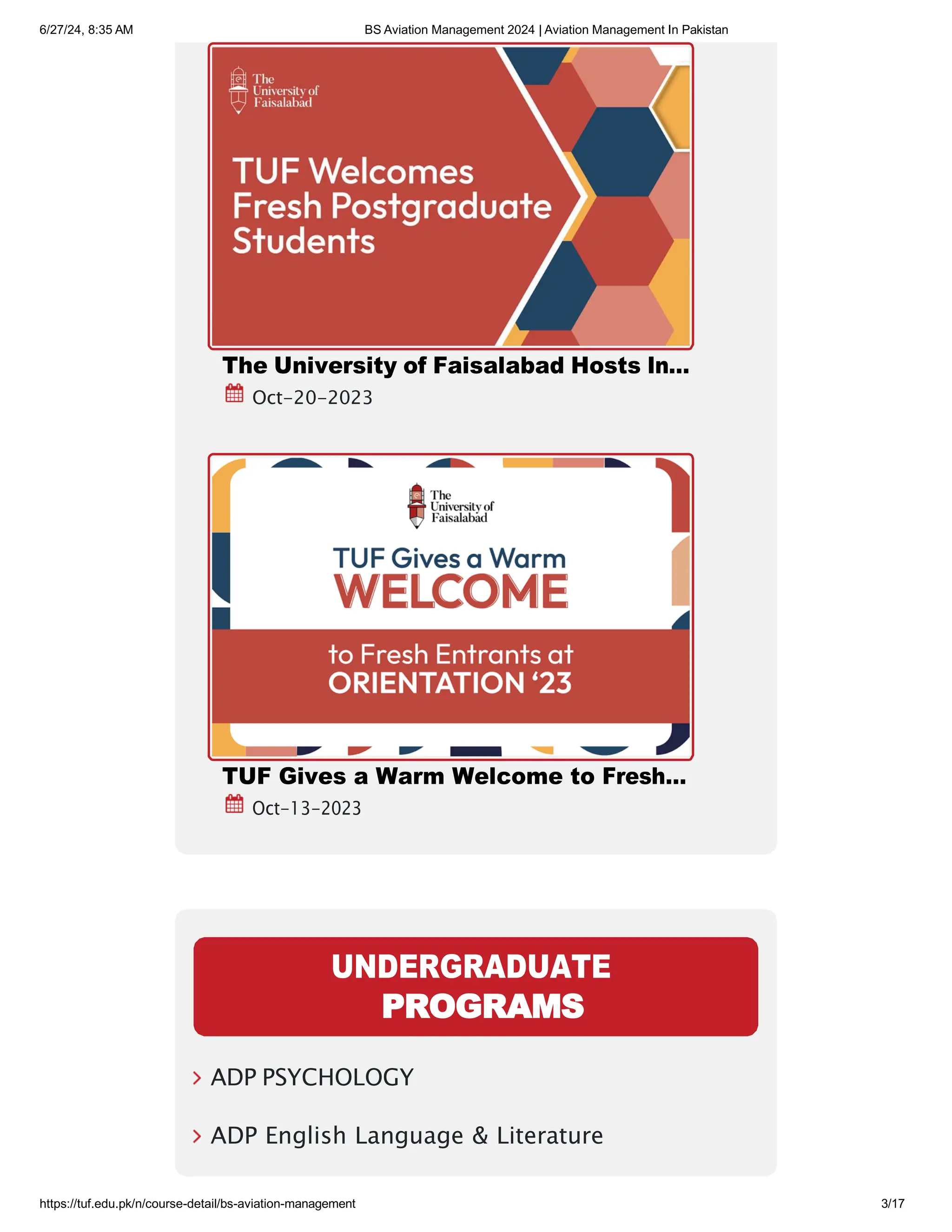 BS Aviation Management 2024 _ Aviation Management In Pakistan.pdf ...