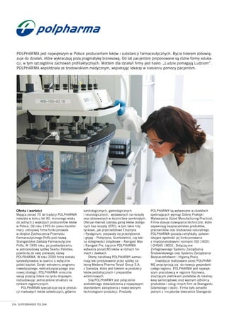Case study marki Polpharma z Albumu Superbrands Polska 2008 | PDF