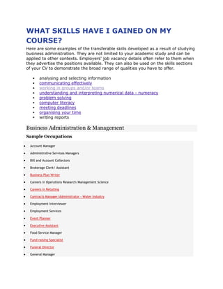 Bsba orientation | DOCX