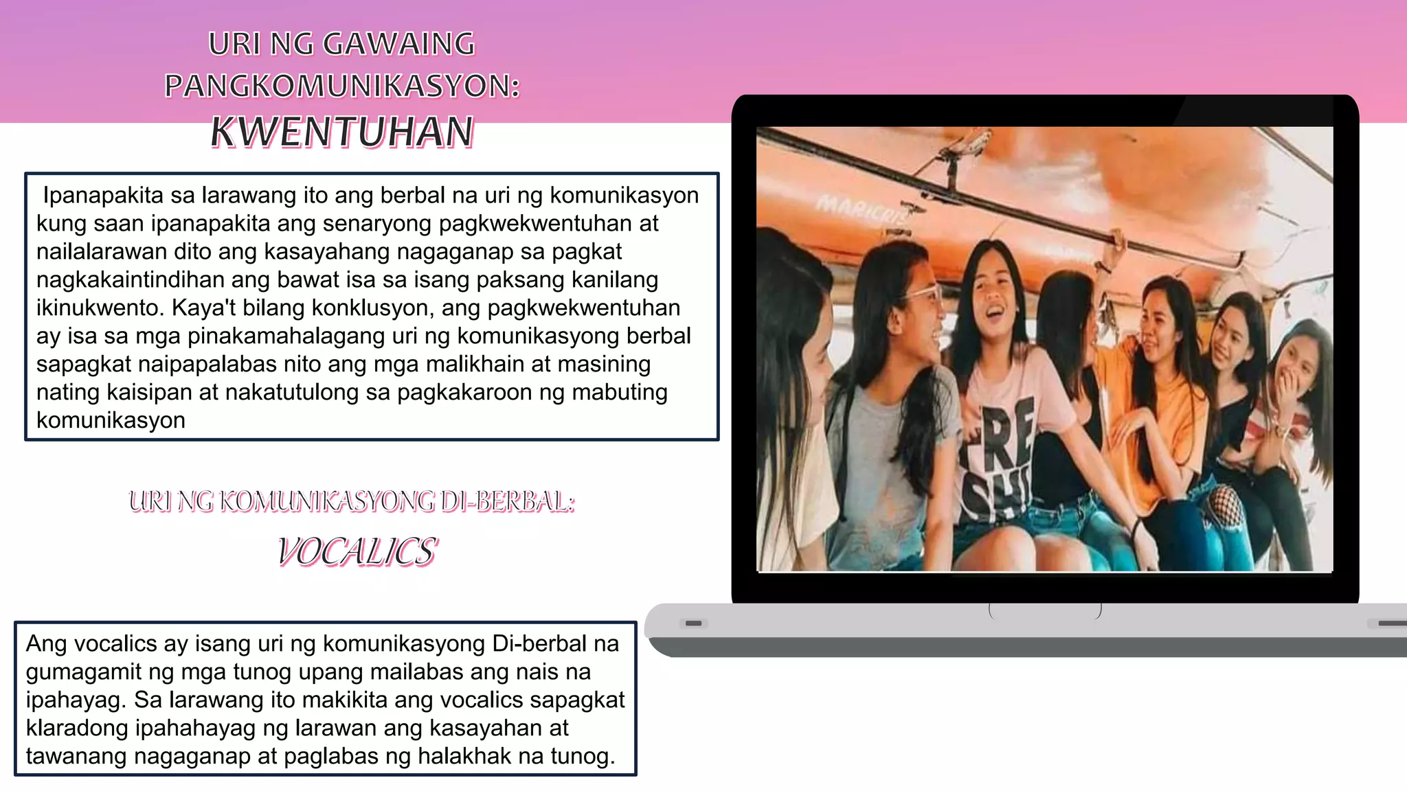 MGA GAWAING PANG KOMUNIKASYON NG MGA PILIPINO | PPTX