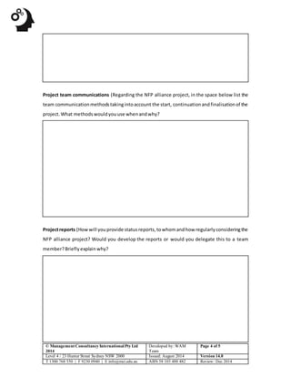 Bsbpmg522 a wam assessment task 1 v1.0 study | DOCX | Technology ...