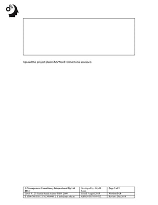 Bsbpmg522 a wam assessment task 1 v1.0 study | DOCX | Technology ...