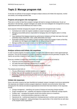 BSBPMG632 Student Guide.docnnnnnnnnnnnnn | DOCX | Resume Writing and ...