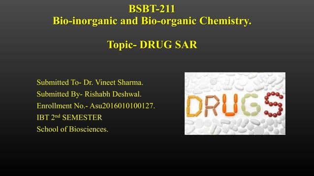 Drug SAR ( Structure Activity Relationship) | PPTX | Illegal Drugs ...