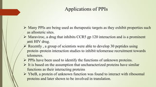 Protein-Protein Interactions (PPIs) | PPTX