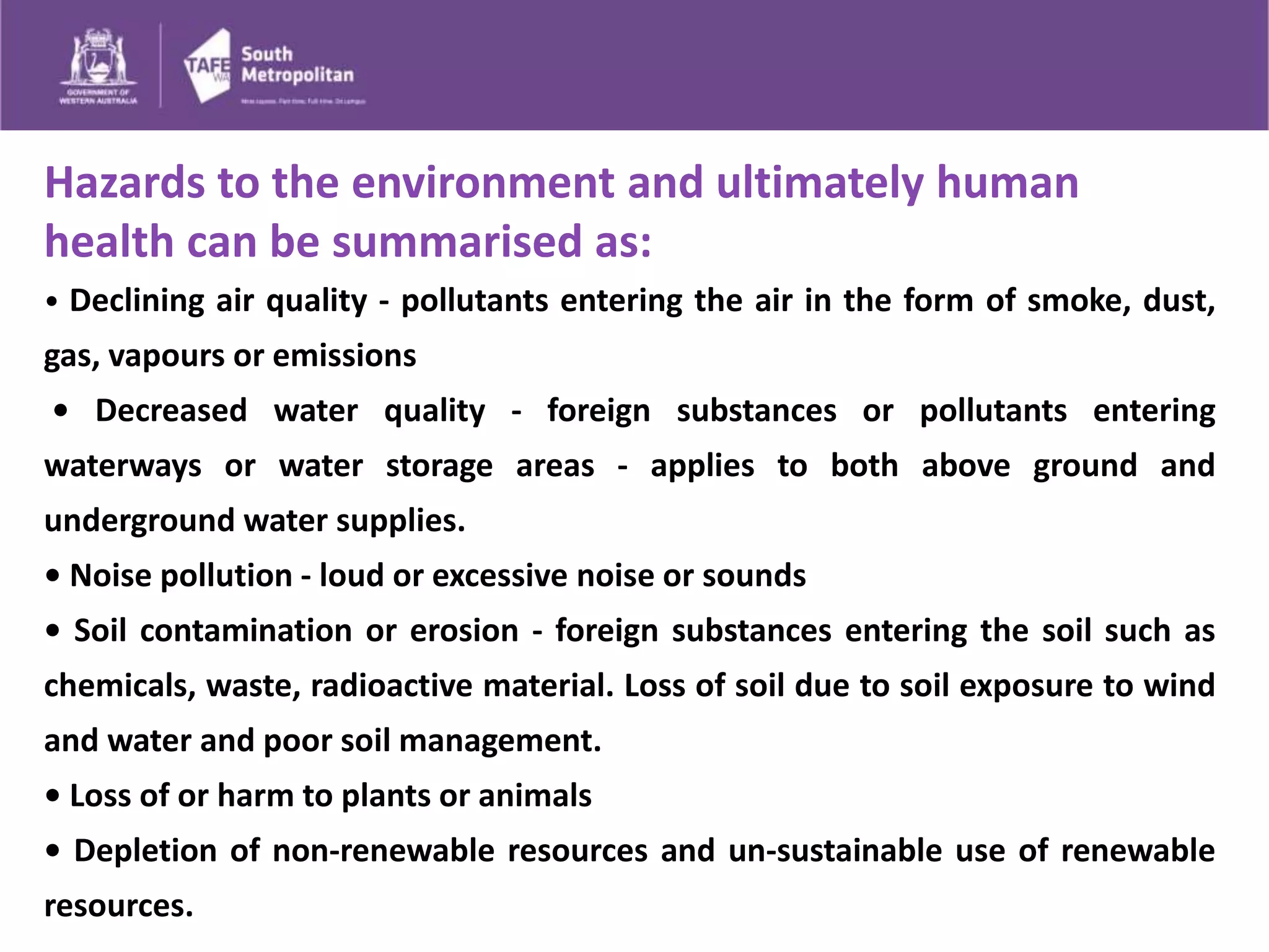 WHS - Session 2 Hazards and Risks | PPTX