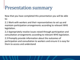 Bsbwhs501presentation2 | PPTX