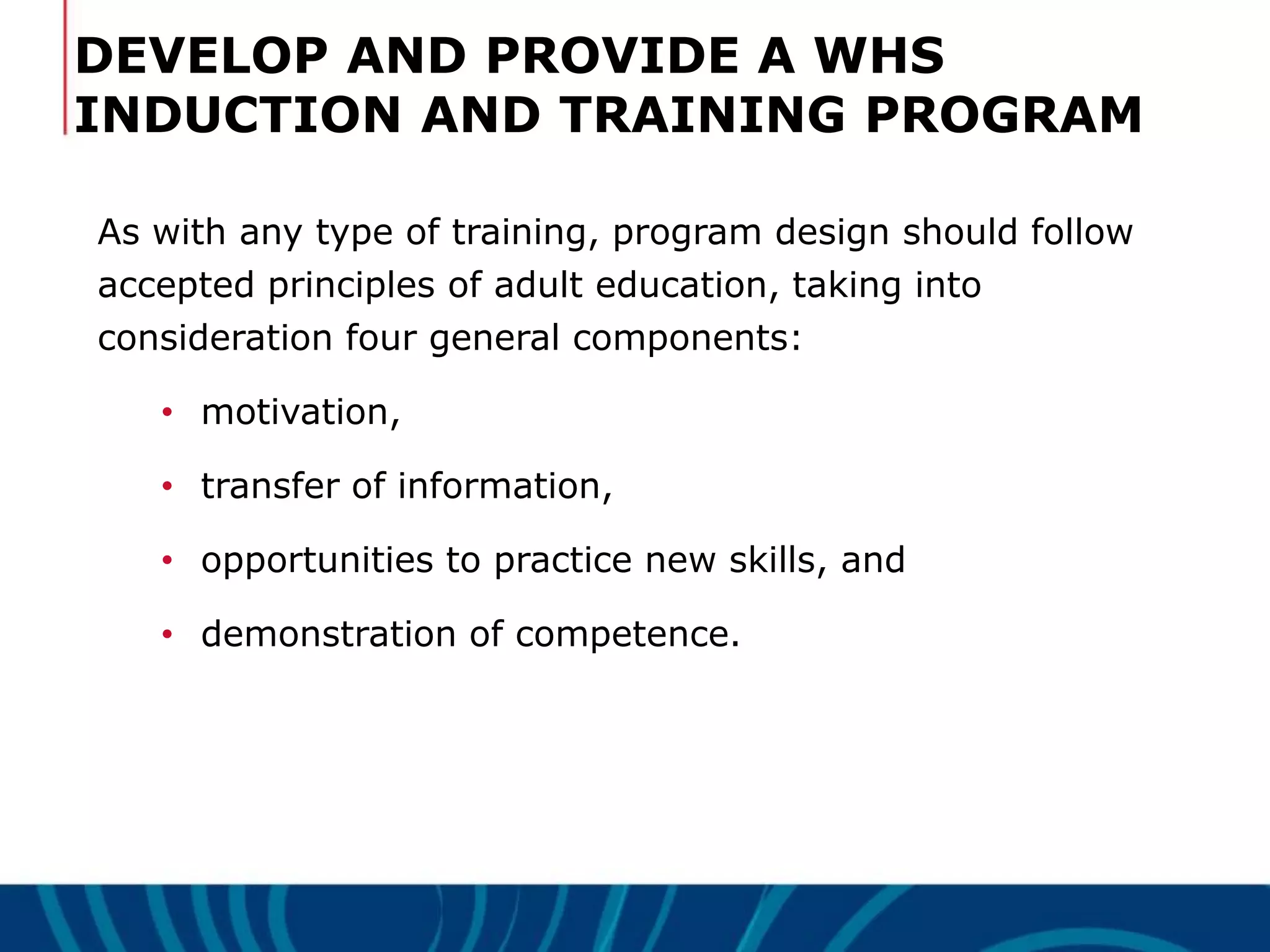 BSBWHS501 Element 4 | PPTX