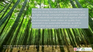 BSCAIRO 2019 - Failure of Sustainable Architecture | PPT