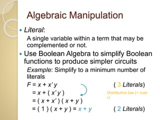 B sc cs i bo-de u-ii logic gates | PPTX | Programming Languages | Computing