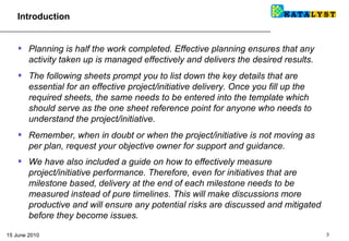 Bsc how to fill initiatives templates-14 june10 | PPT