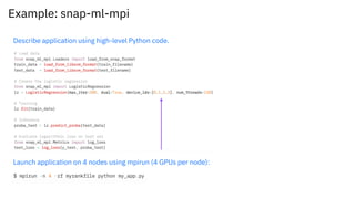 SNAP MACHINE LEARNING | PPT