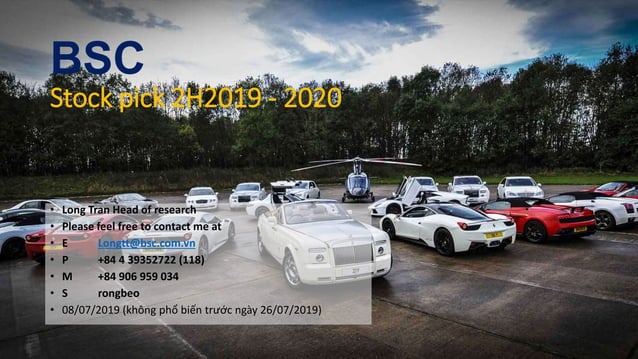 Bsc stock-pitch-presentation-09 07 2019 final (ver eng) | PPT