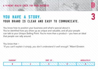 A 9 Point Health Check For Your Business | PPT