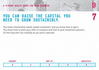 A 9 Point Health Check For Your Business | PPT