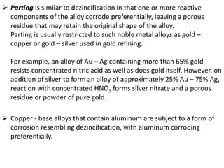 It is basically slides of corrosion andr | PPTX | Chemistry | Science