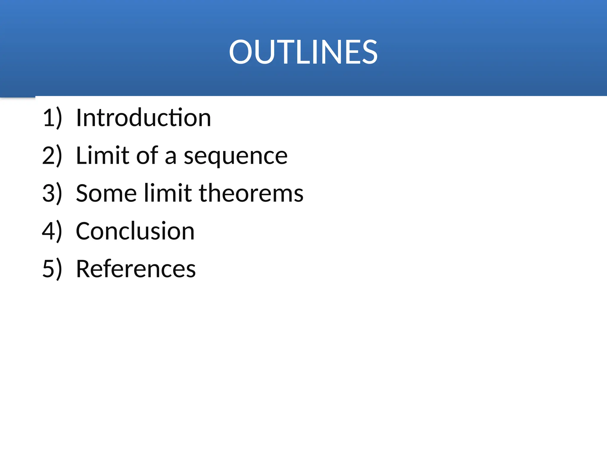 Real analysis | limit of a sequence |ppt | PPTX