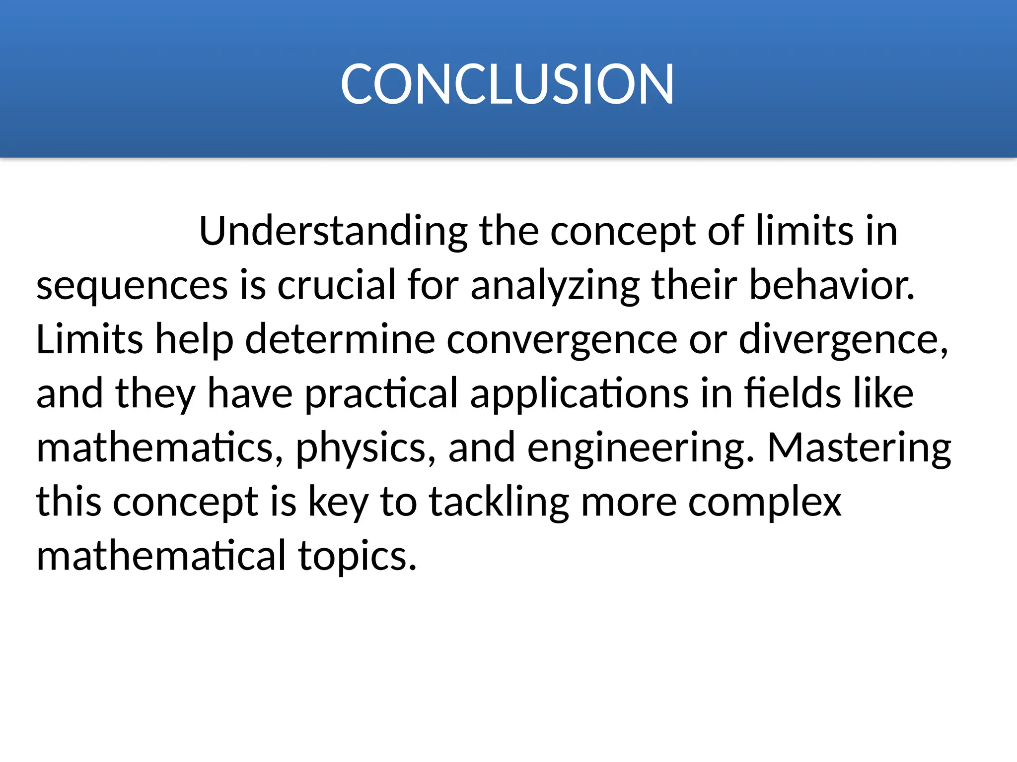 Real analysis | limit of a sequence |ppt | PPTX