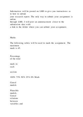 BSC302 Advanced Quantitative Research Methods | DOCX